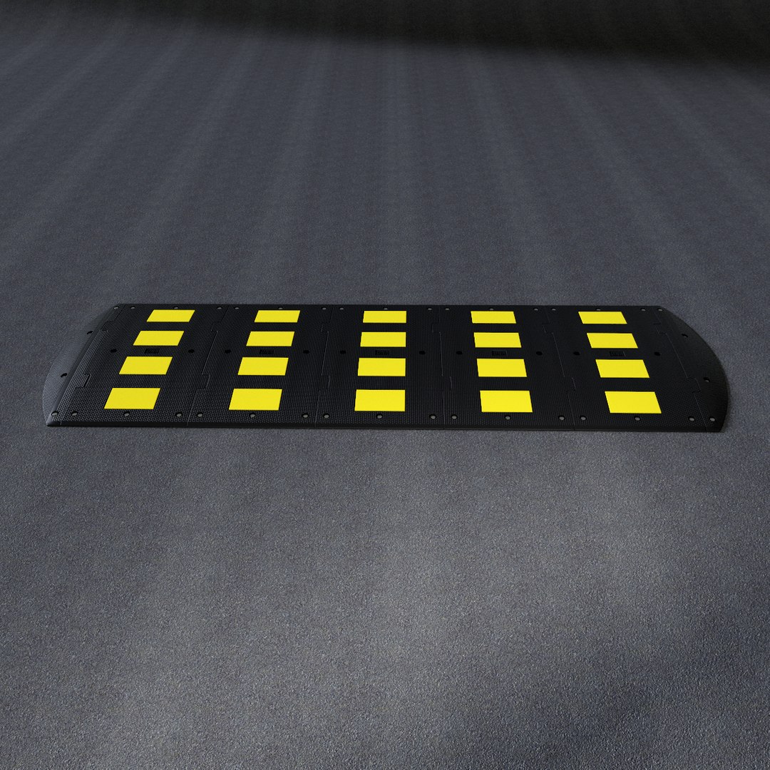 3d Speed Bump Model