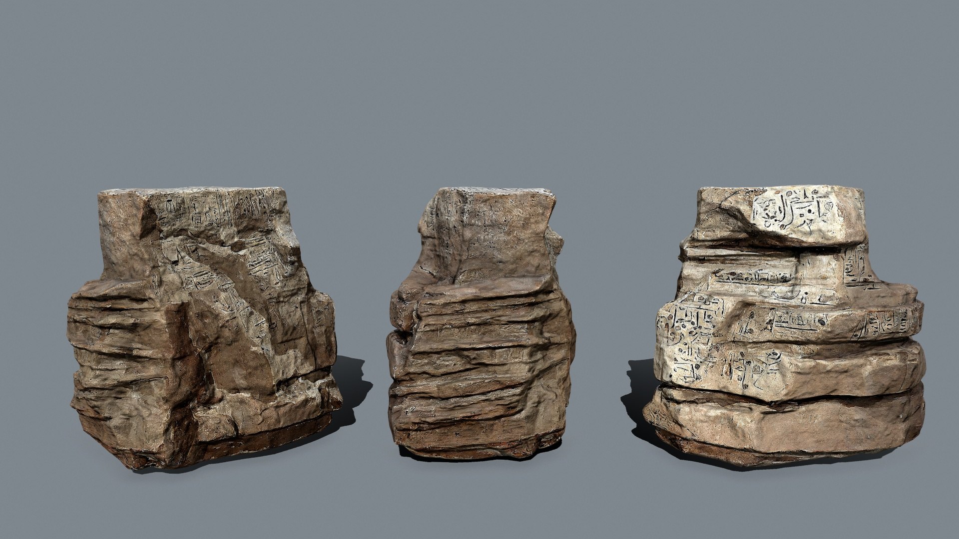 3D Egyptian Rocks Model - TurboSquid 2212137