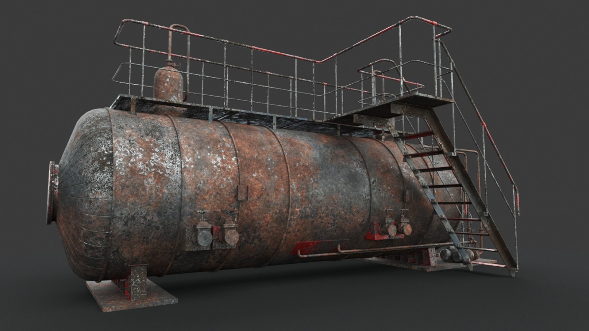 Rusted Machinery Device 3D Model - TurboSquid 1377996