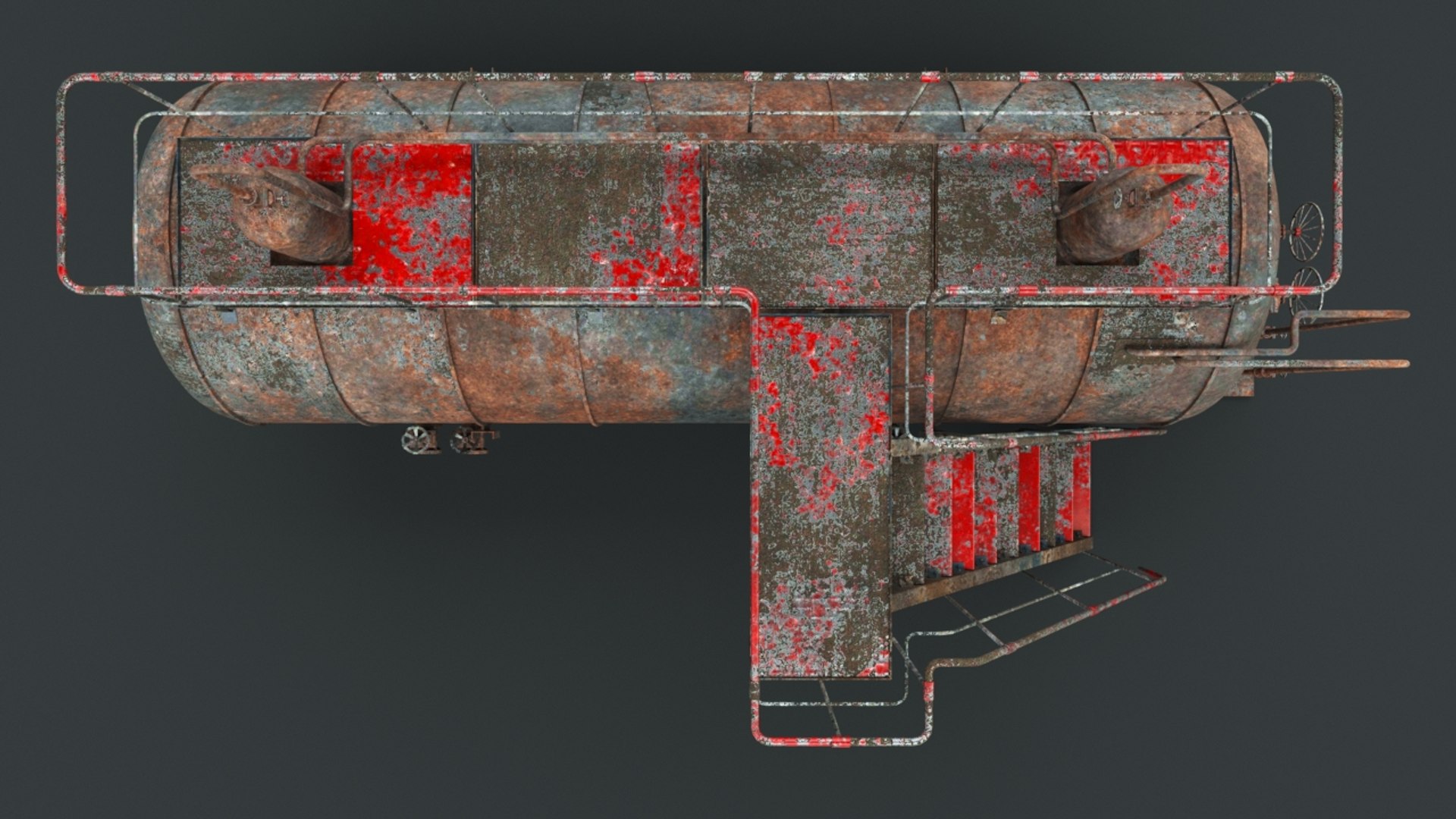 Rusted Machinery Device 3D Model - TurboSquid 1377996