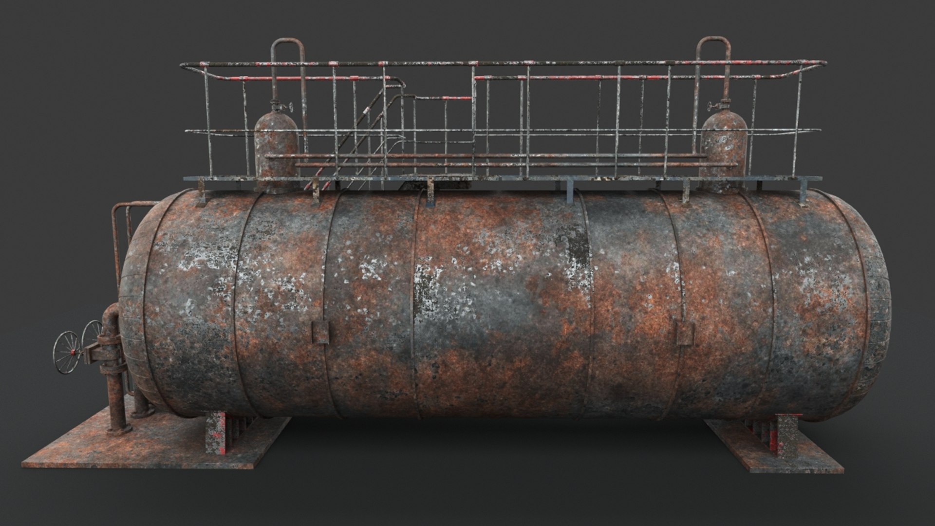 Rusted Machinery Device 3D Model - TurboSquid 1377996