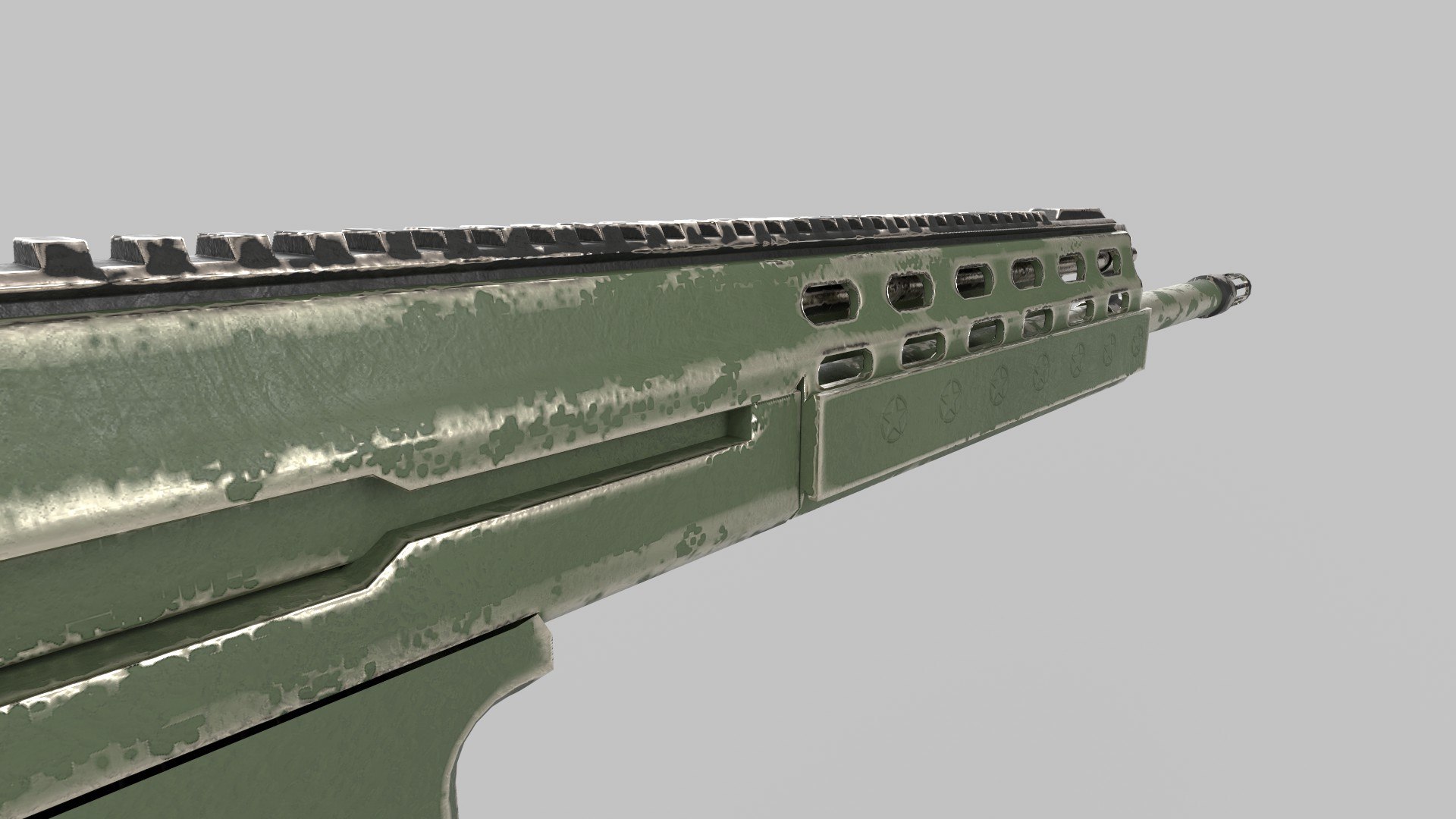 Assualt Rifle 3D - TurboSquid 2091908