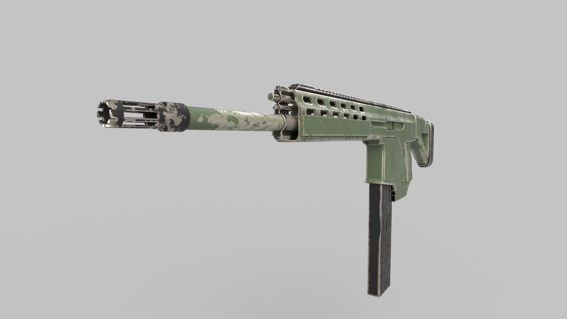 Assualt Rifle 3D - TurboSquid 2091908