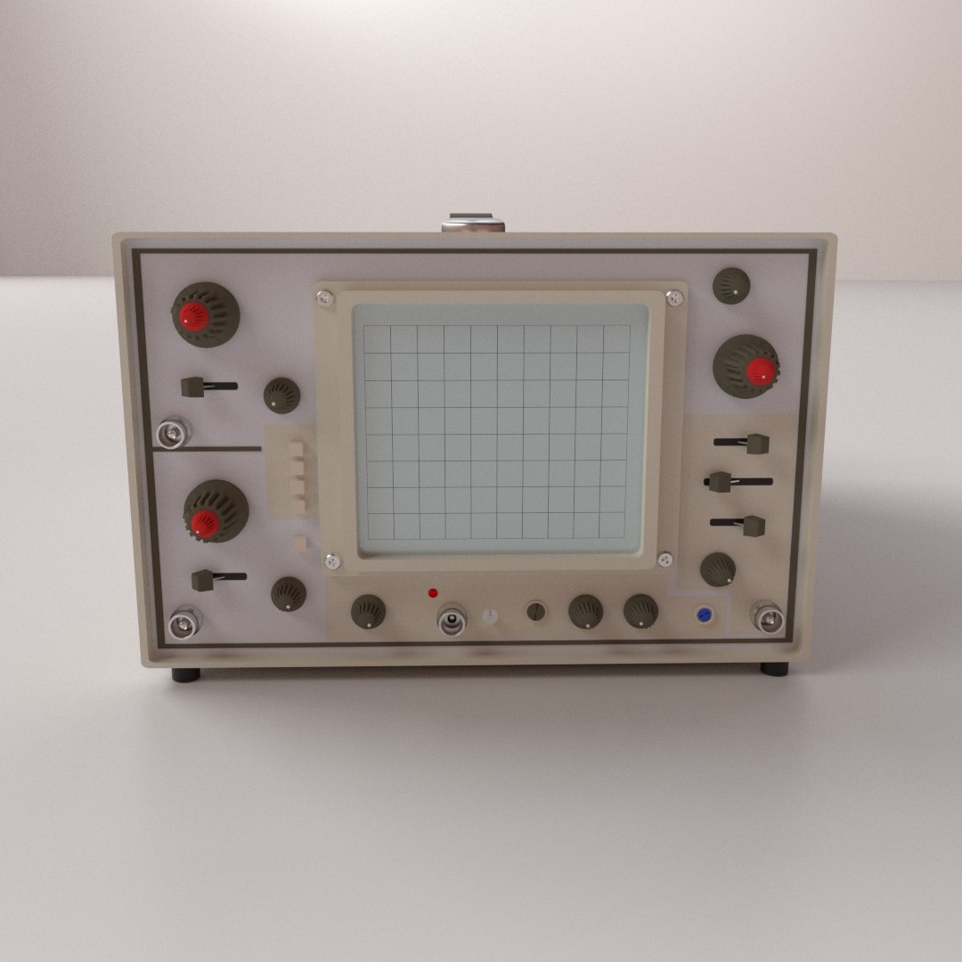 3D Oscilloscope Model - TurboSquid 1806285