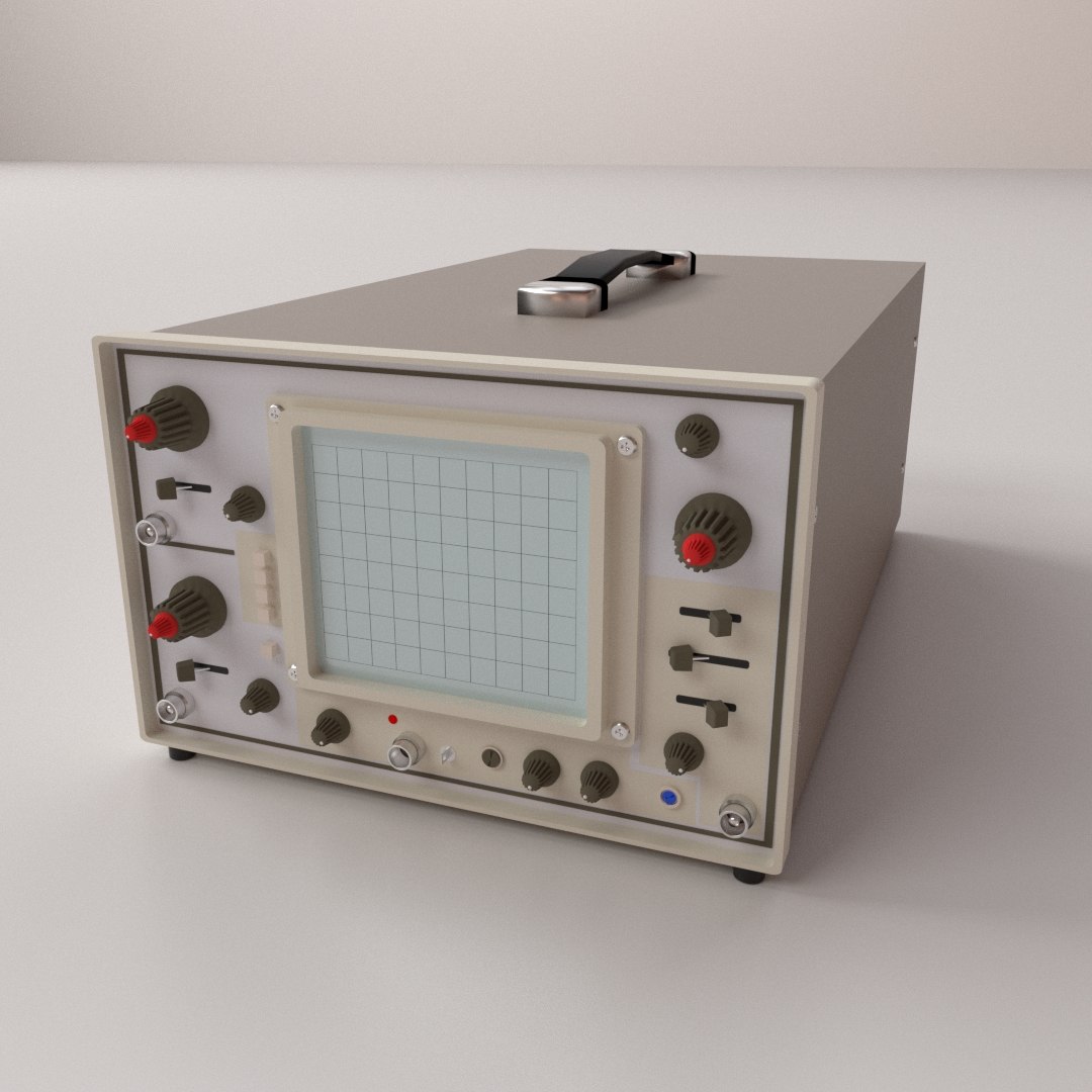3D Oscilloscope Model - TurboSquid 1806285