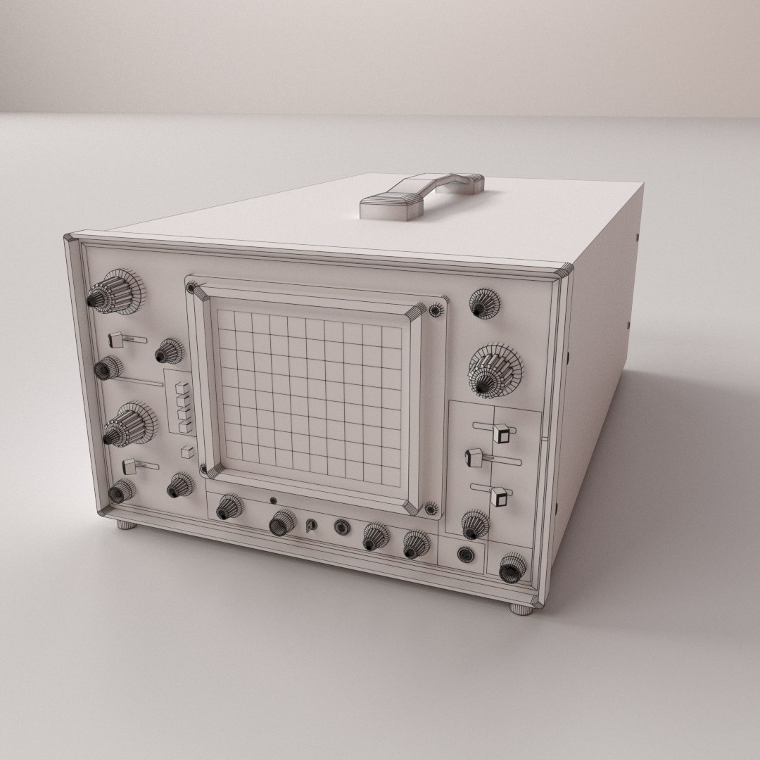 3D Oscilloscope Model - TurboSquid 1806285
