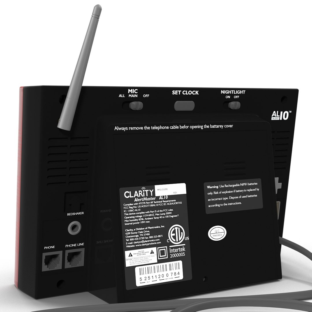 visual alert clarity alertmaster 3d obj