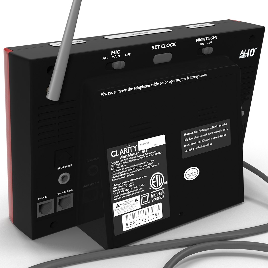 Visual Alert Clarity Alertmaster 3d Obj