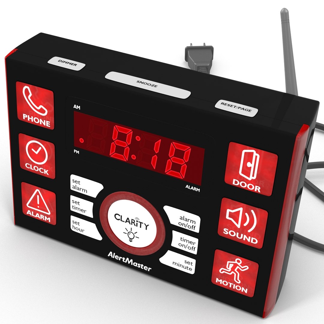 visual alert clarity alertmaster 3d obj