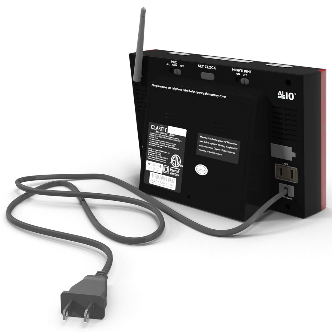 visual alert clarity alertmaster 3d obj