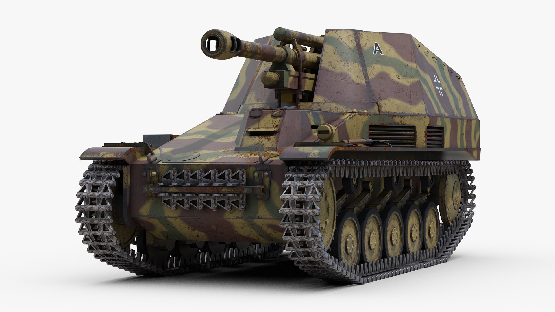 Ww2 german sd 124 3D - TurboSquid 1519634