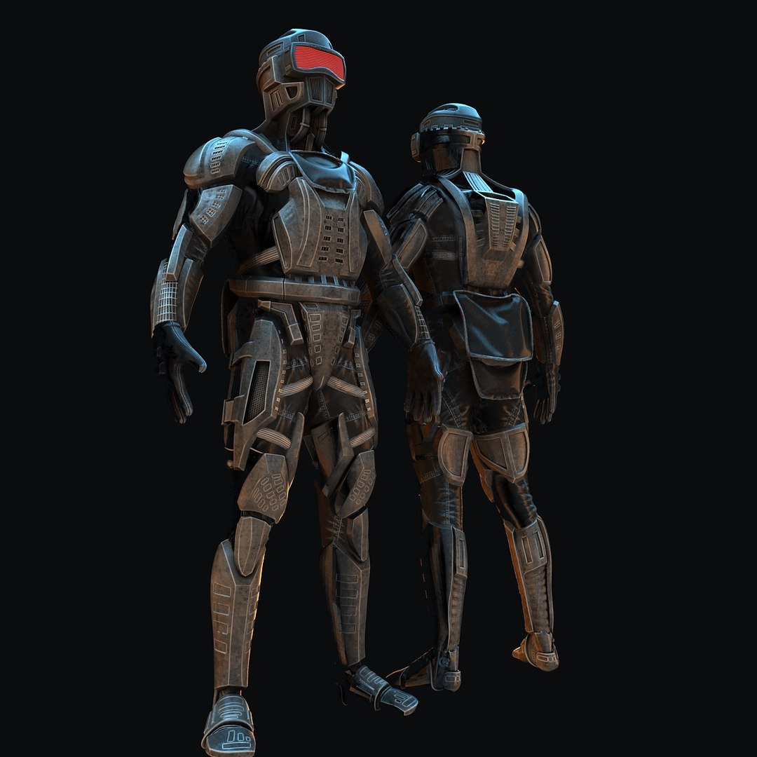 3d Future Ninja Model
