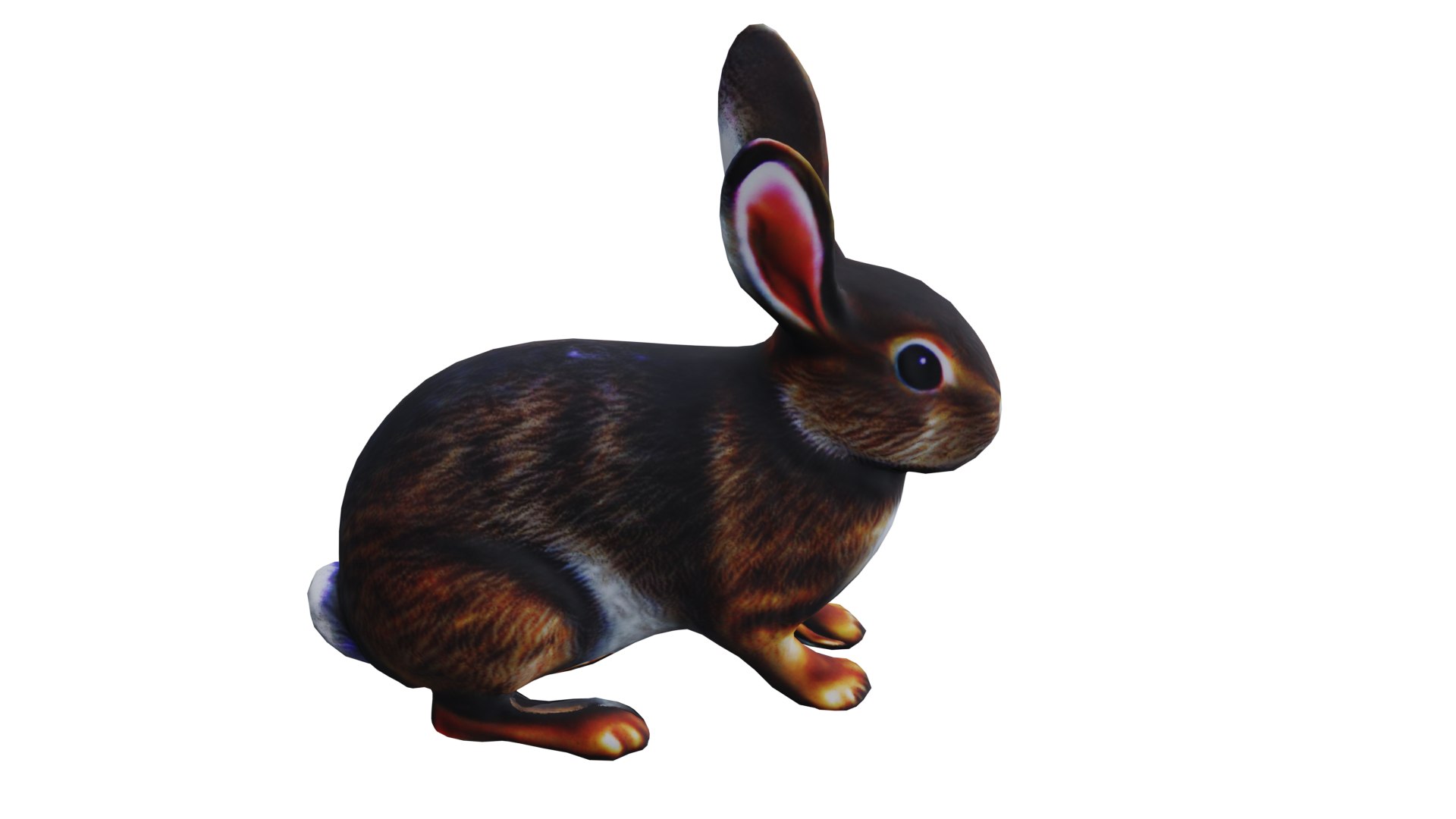 3D Model Rabbit Low-poly PBR - TurboSquid 2206912