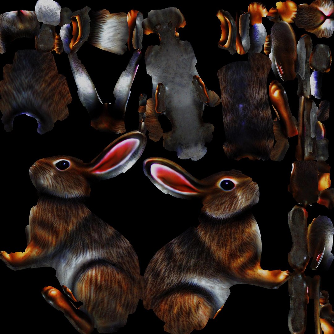 3D Model Rabbit Low-poly PBR - TurboSquid 2206912