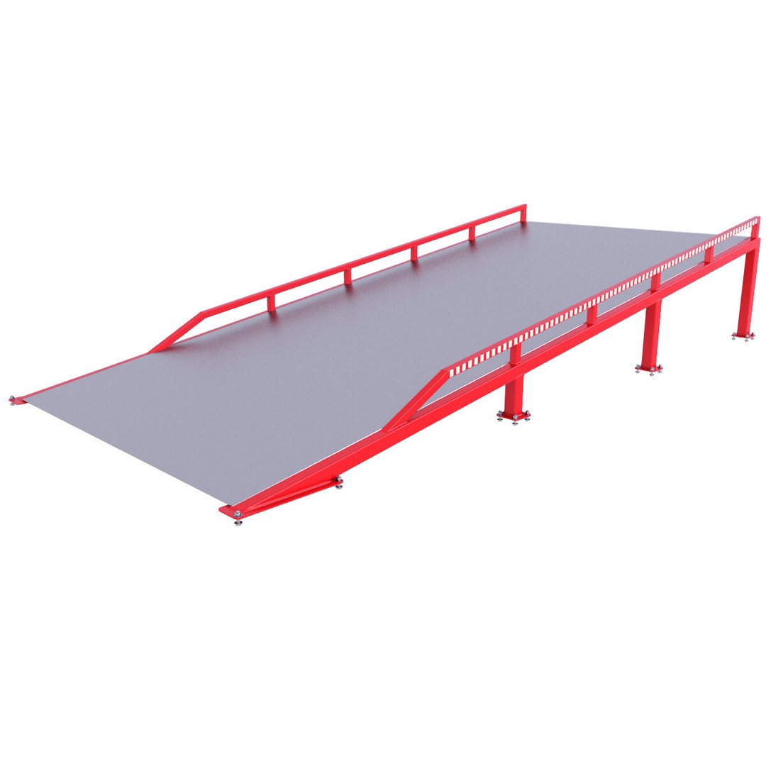 modelo 3d Warehouse Loading Ramp 13 - TurboSquid 1912568