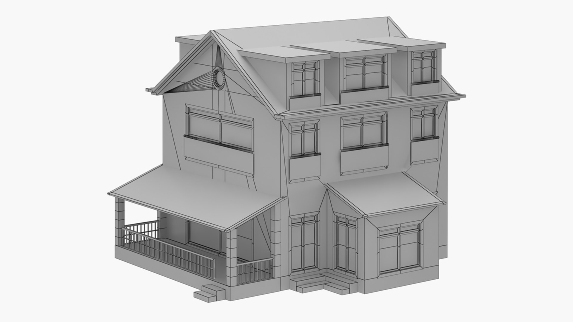 3D Cottage 29 - TurboSquid 2348257