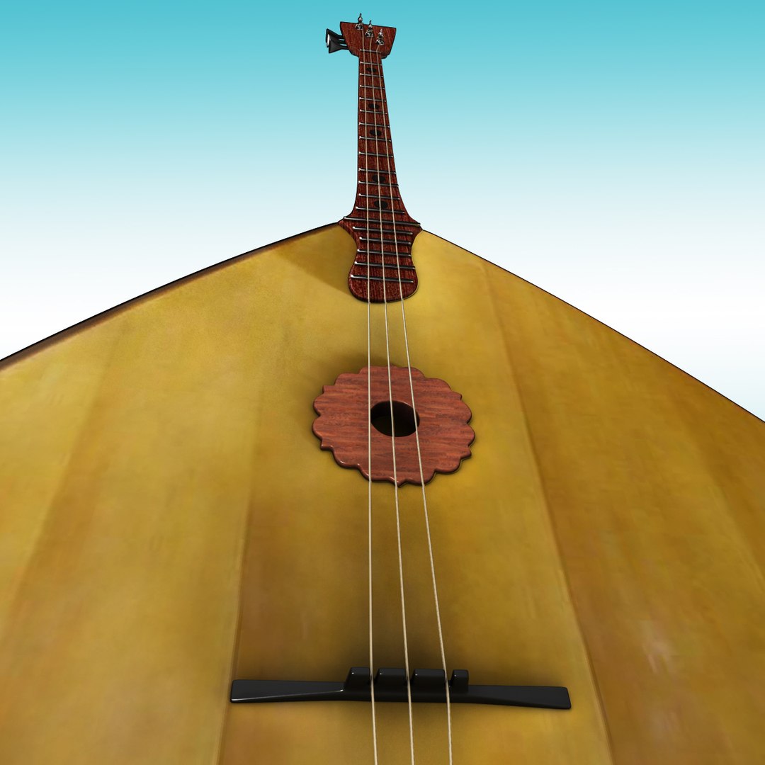 3d Russian Balalaika