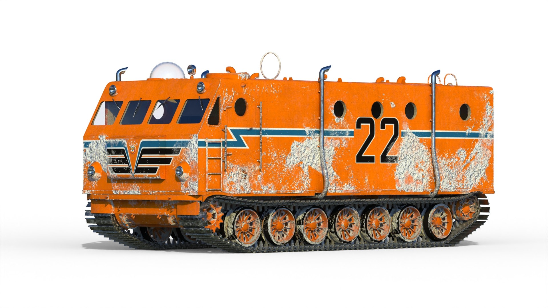 3D Kharkovchanka Soviet Antarctic Cruisers STT - TurboSquid 2116193