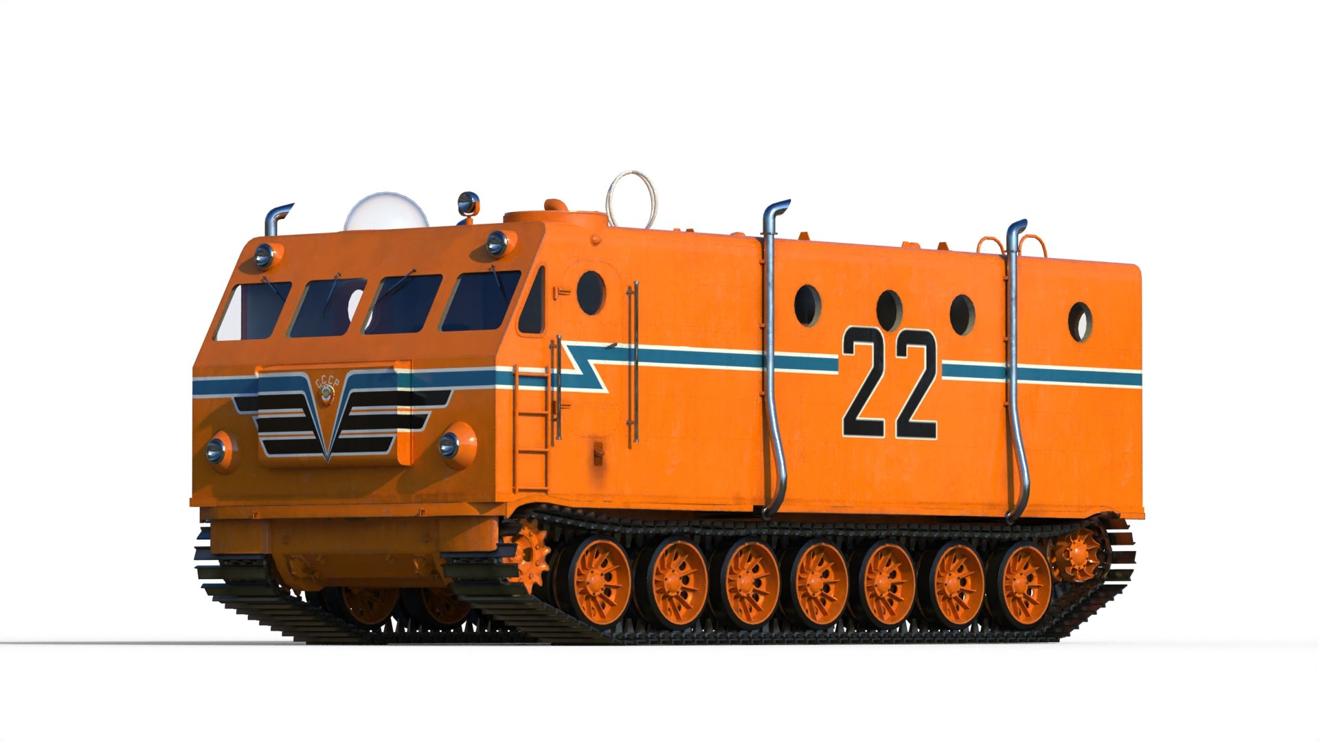 3D Kharkovchanka Soviet Antarctic Cruisers STT - TurboSquid 2116193