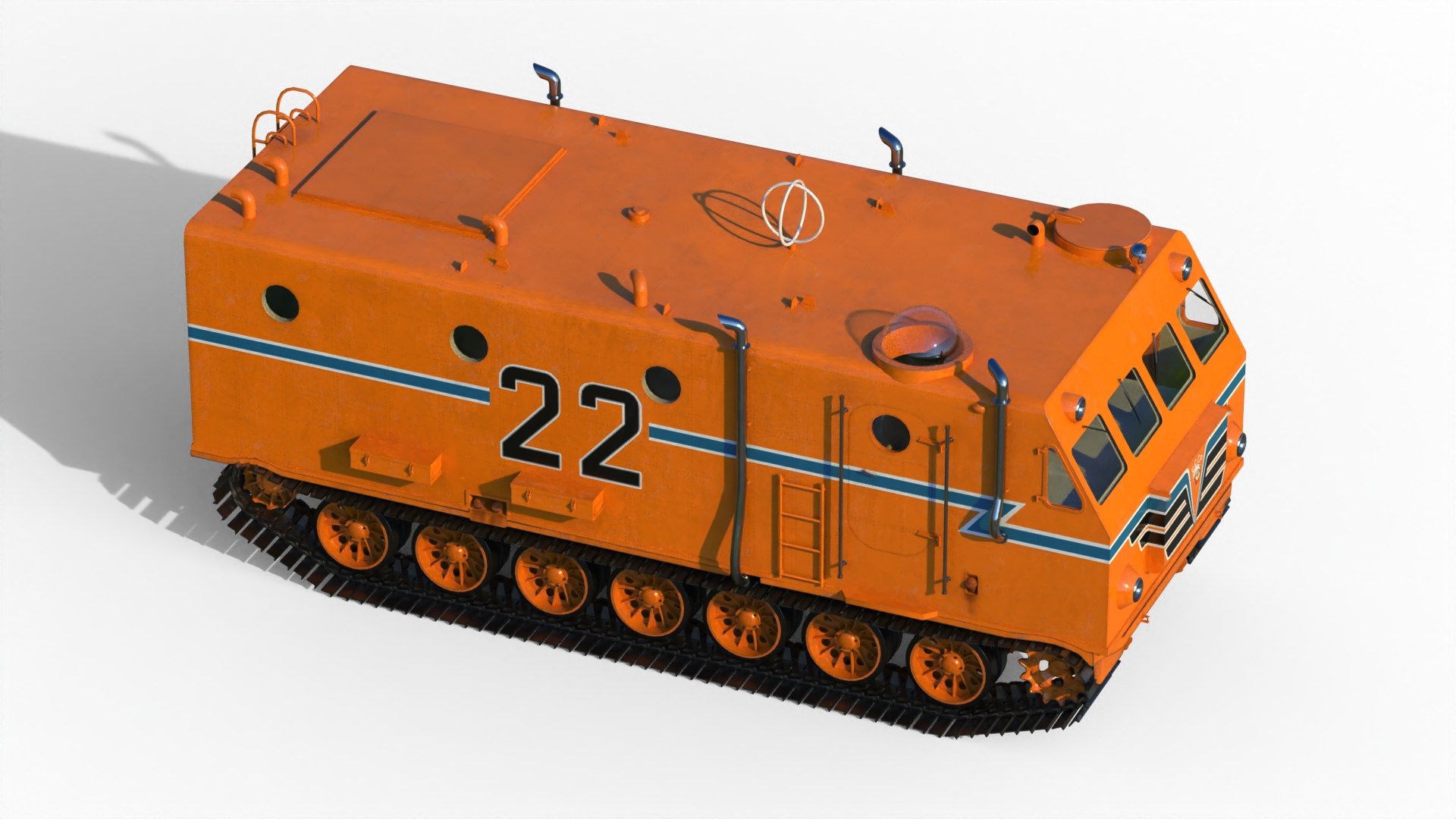 3D Kharkovchanka Soviet Antarctic Cruisers STT - TurboSquid 2116193