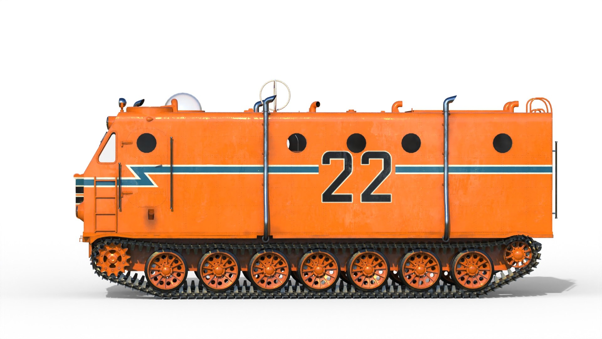 3D Kharkovchanka Soviet Antarctic Cruisers STT - TurboSquid 2116193