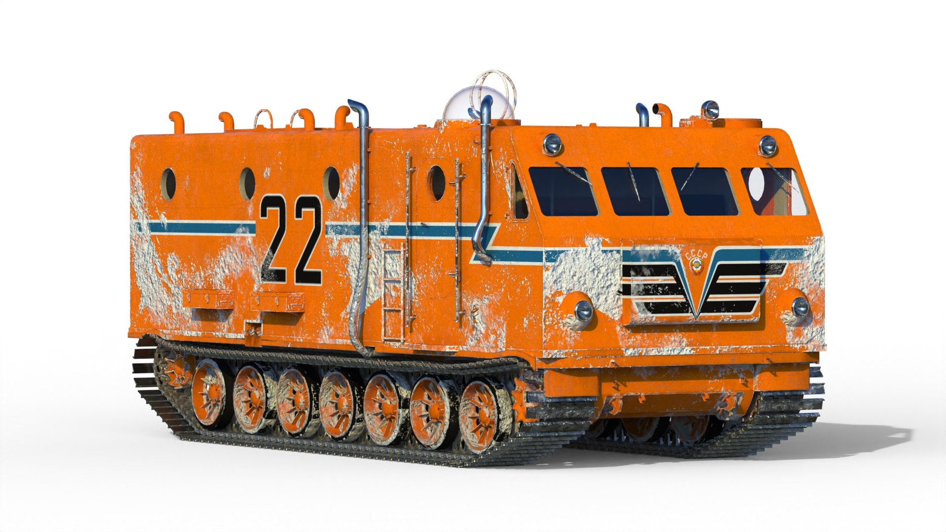3D Kharkovchanka Soviet Antarctic Cruisers STT - TurboSquid 2116193