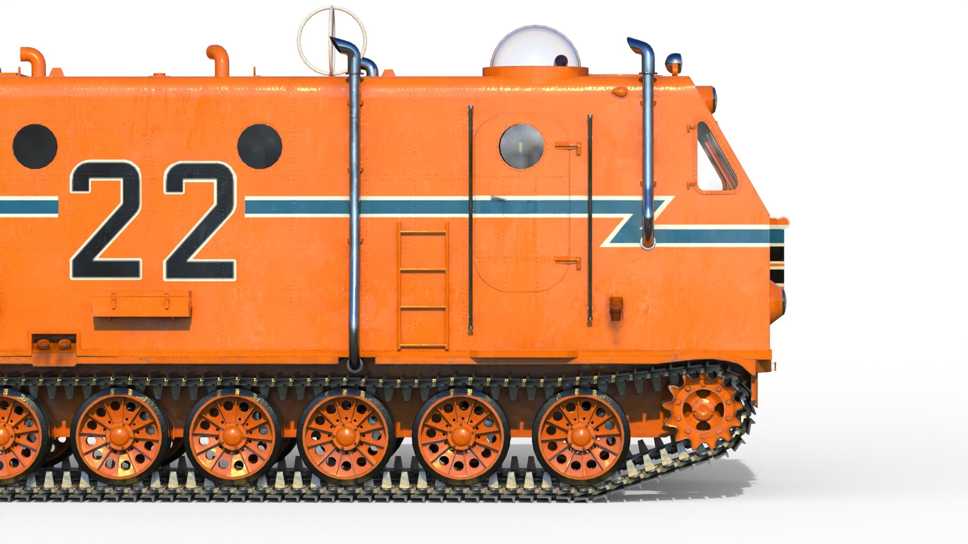 3D Kharkovchanka Soviet Antarctic Cruisers STT - TurboSquid 2116193