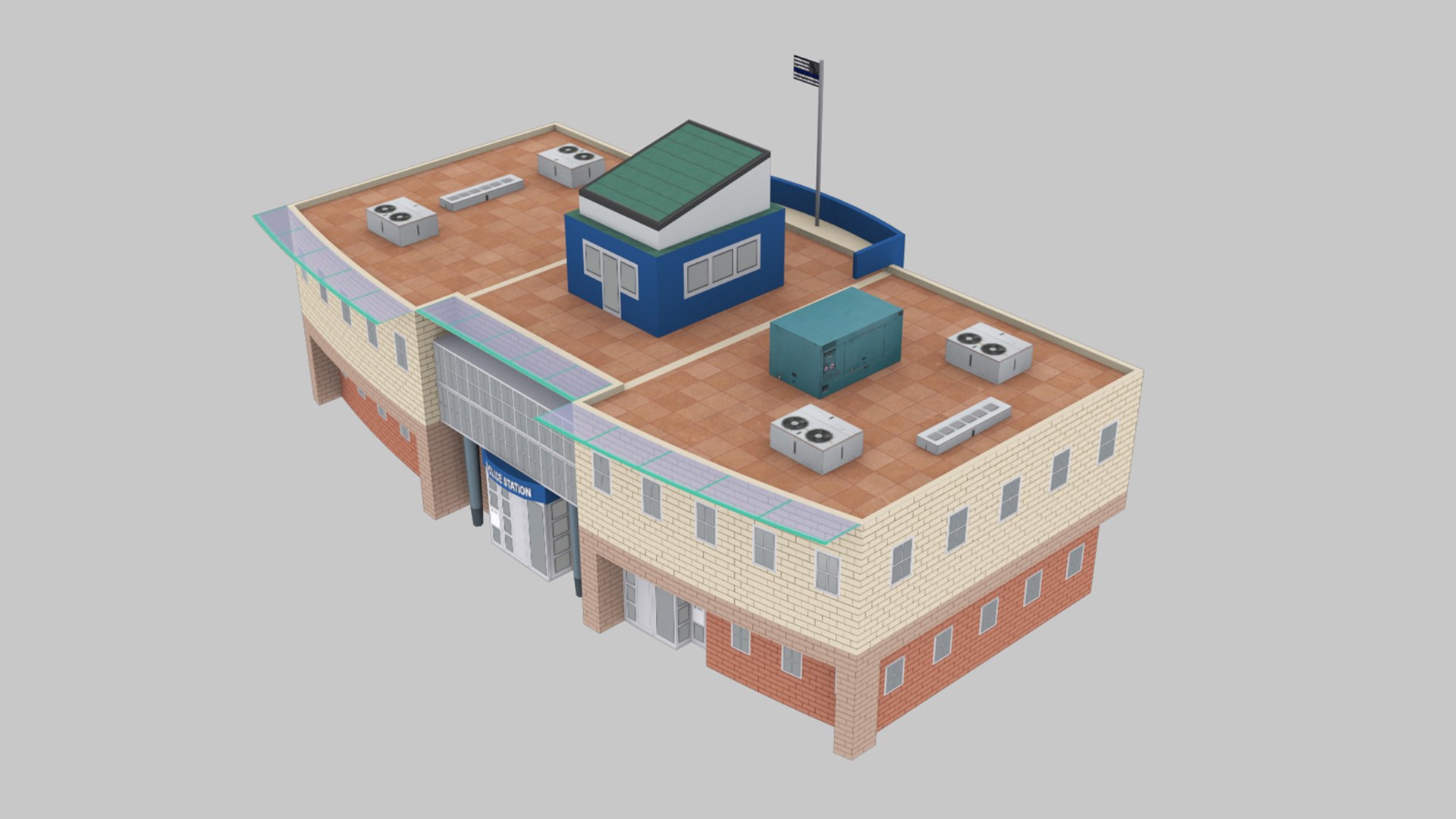 3D Low Poly Building Pack 4 Model - TurboSquid 1891884