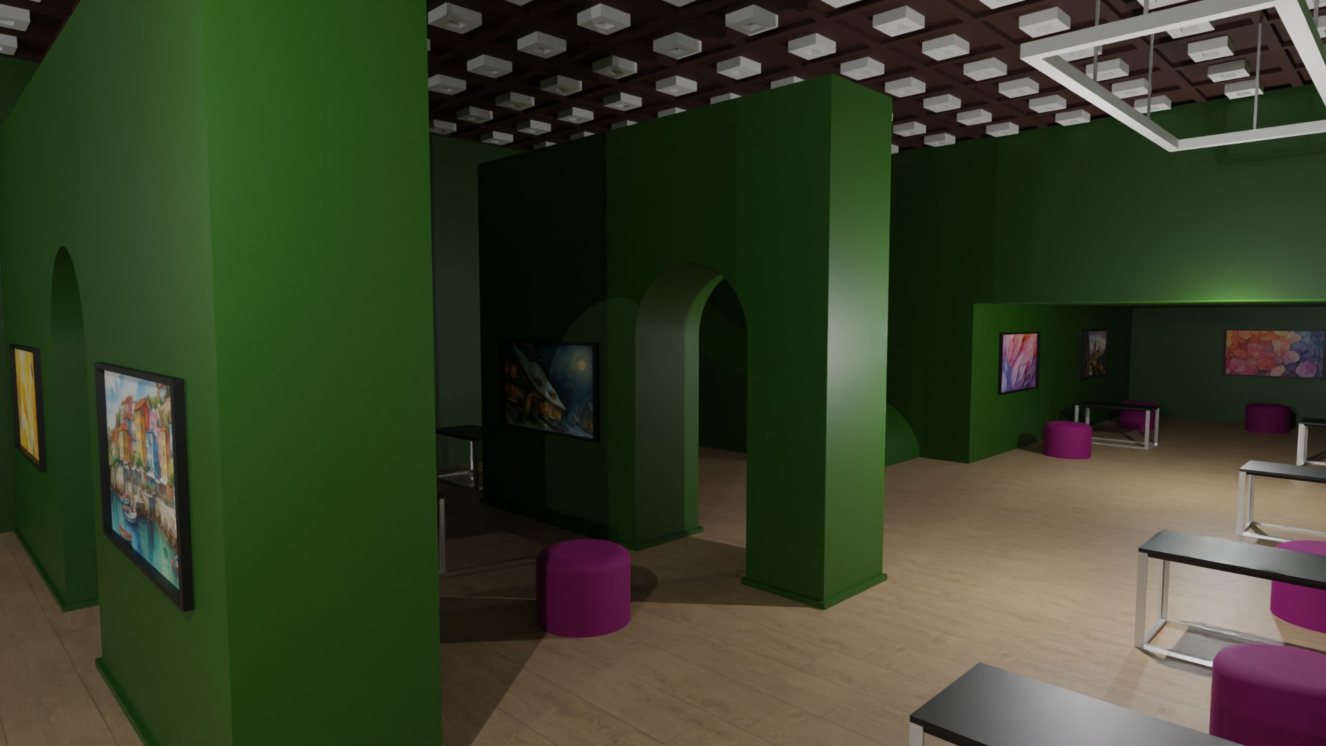 3D Art Gallery - TurboSquid 2157452