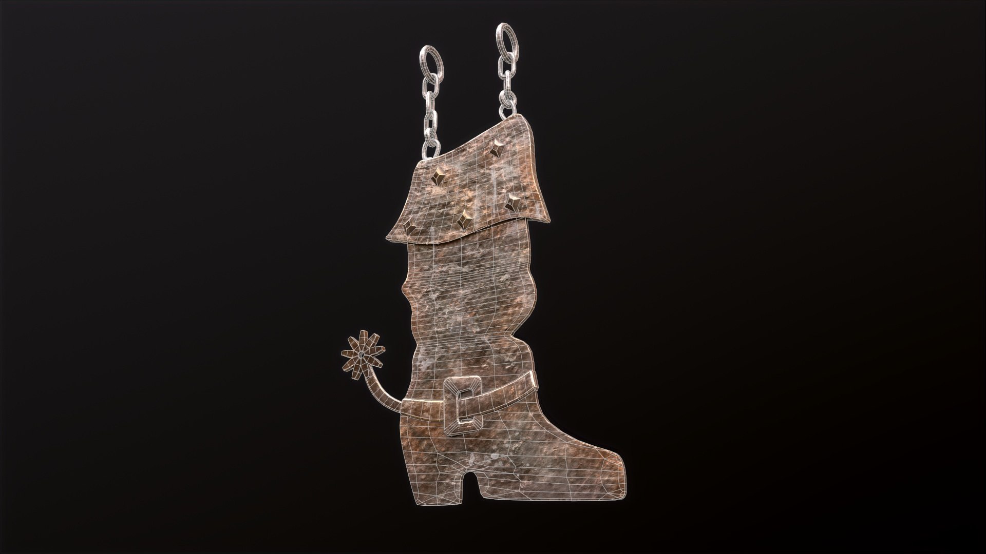Vintage Sign For The Shop Of A Shoemaker 3D Model - TurboSquid 2099881