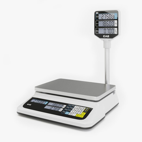 modelo 3d Báscula CAS PR LCD - TurboSquid 1231982