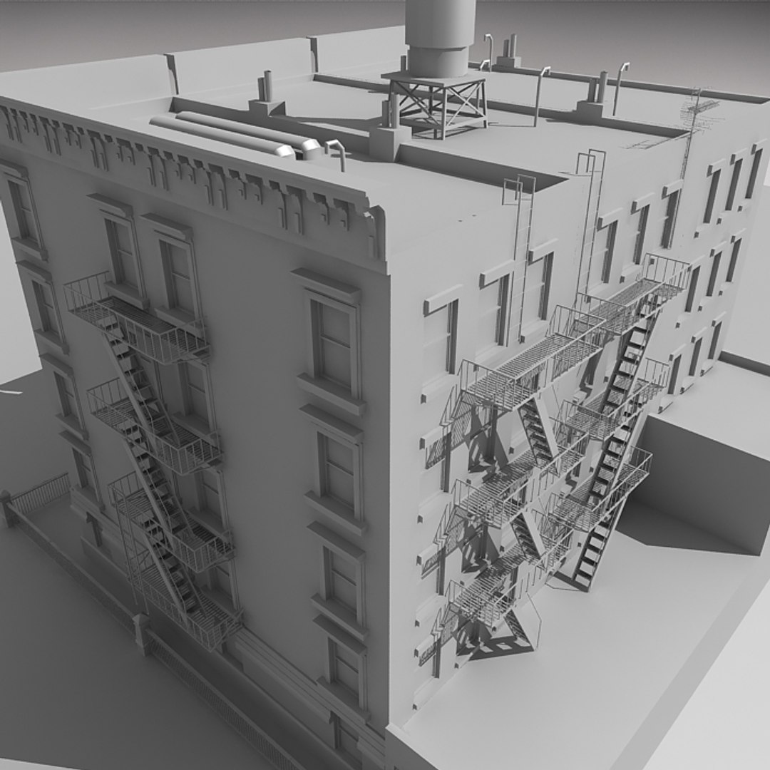 Downtown Building 3d Model