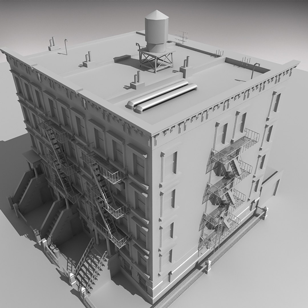 Downtown Building 3d Model