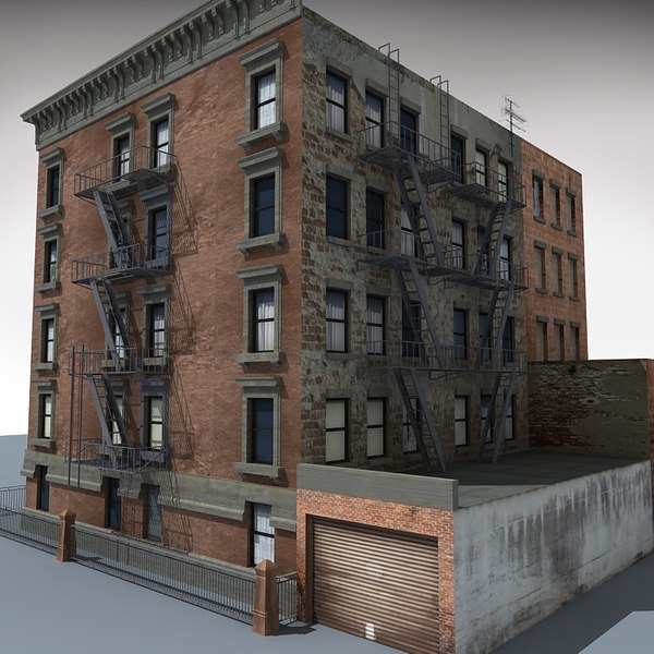 downtown building 3d model