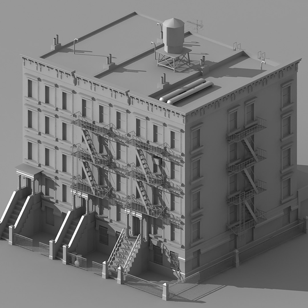 Downtown Building 3d Model