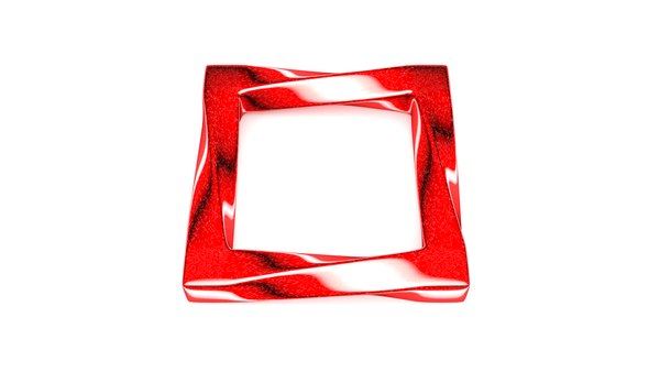 Twisted square 3D - TurboSquid 1637897