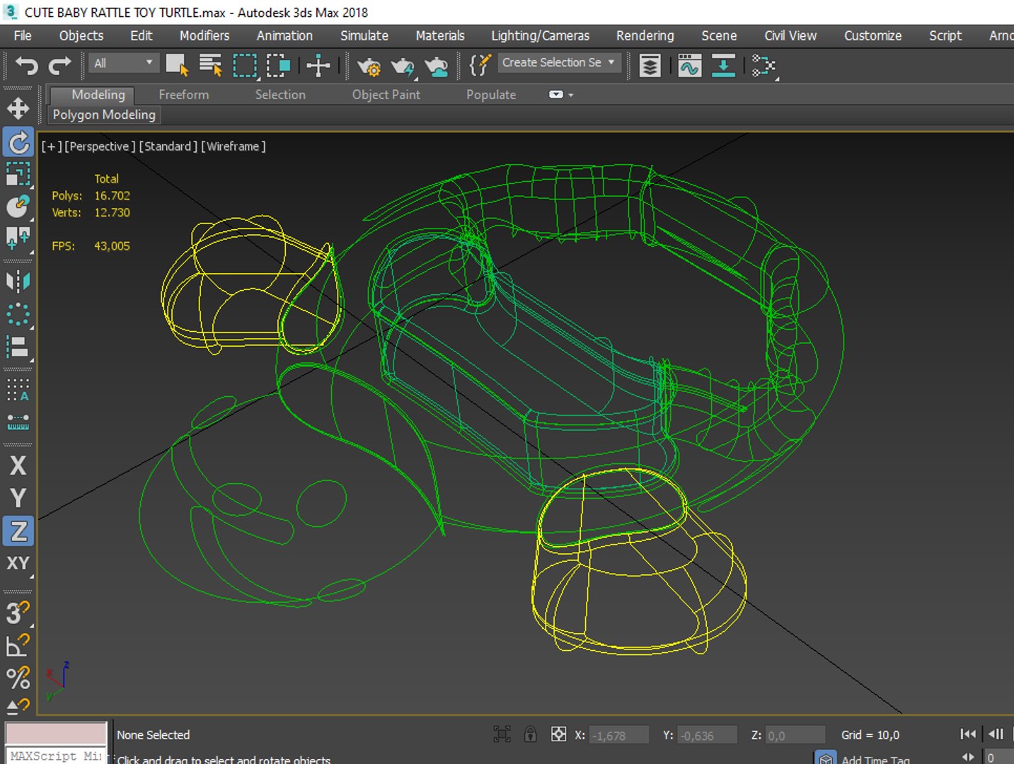 3D Baby Rattle Model - TurboSquid 1487100