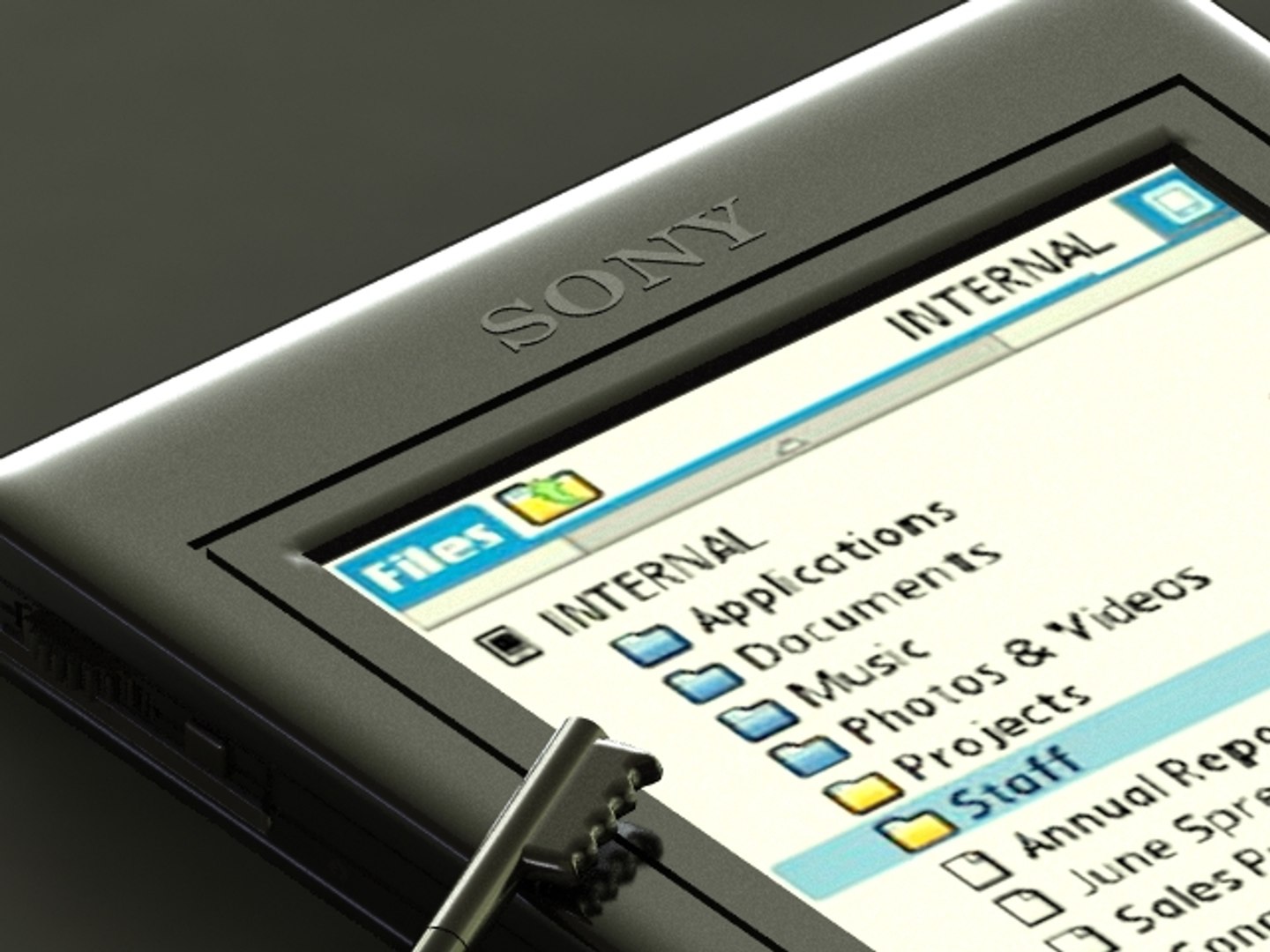 3d Model Sony Pda