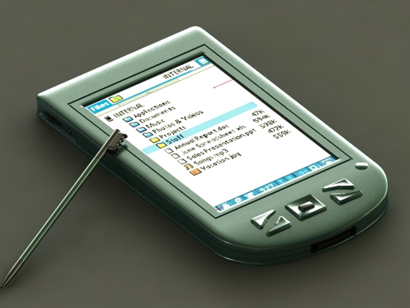 3d Model Sony Pda