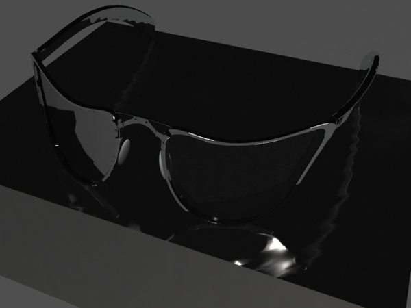 fancy glasses 3d model