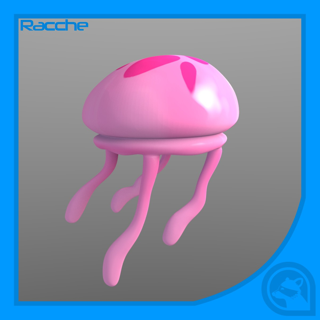 Modelo 3d Medusa Bob Esponja Gratis Turbosquid 837316