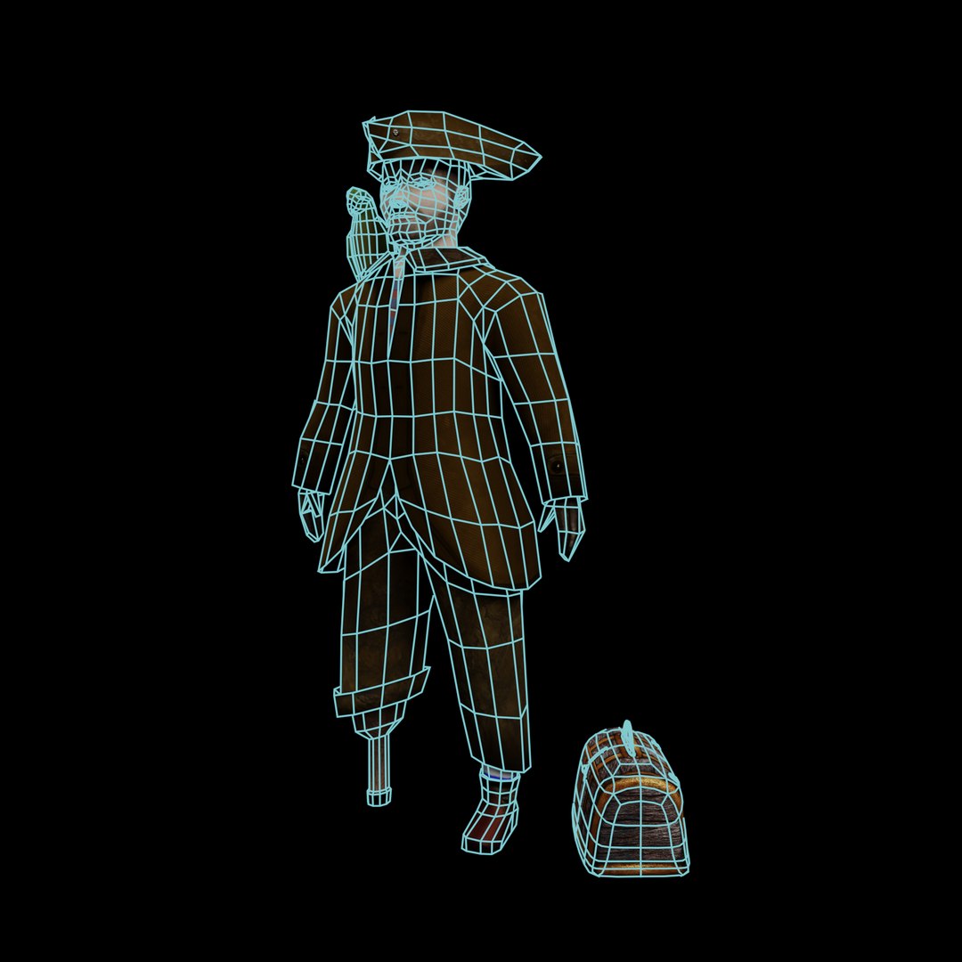 3D Cartoon Pirate - TurboSquid 2168407