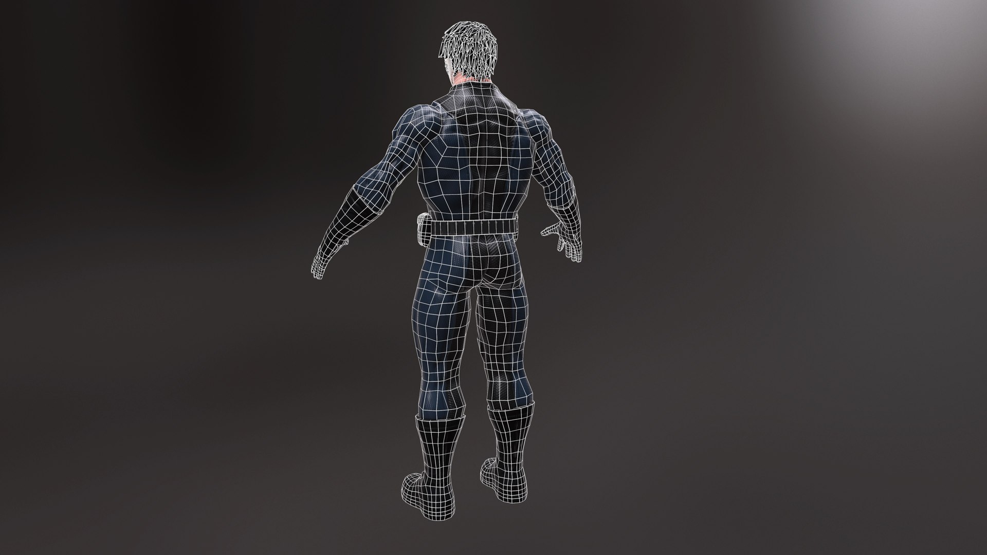 3d Futuristic Fighter Model