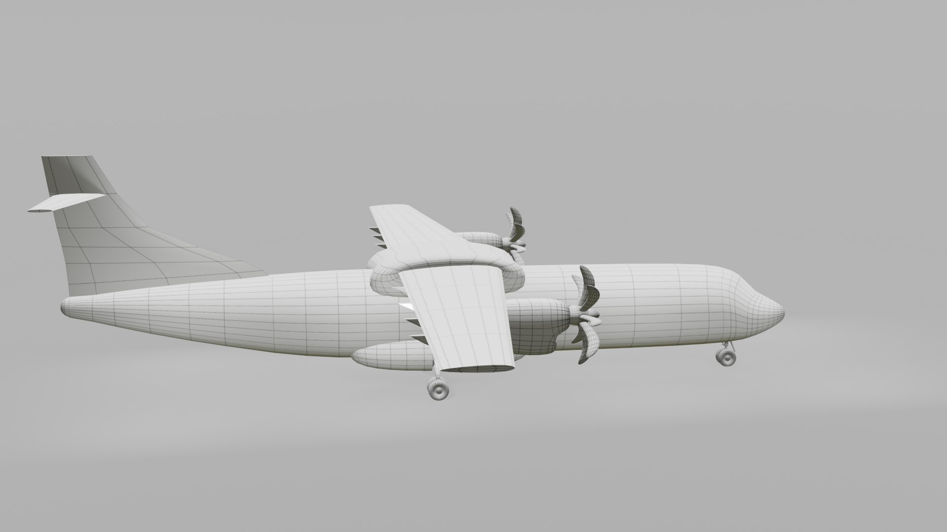 Turbo propeller aircraft 3 3D model - TurboSquid 2033075