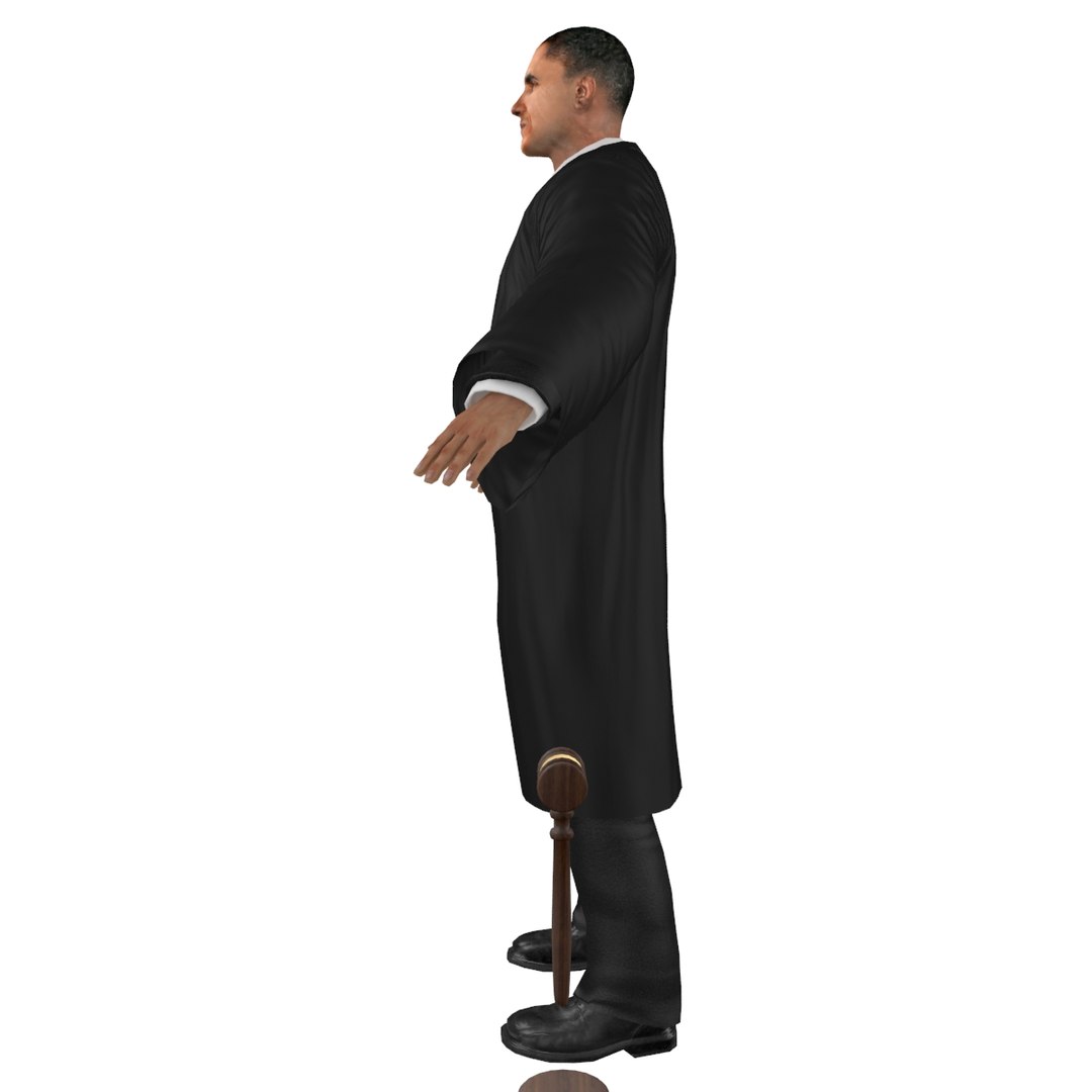 Court Judge 2 3D - TurboSquid 1324652