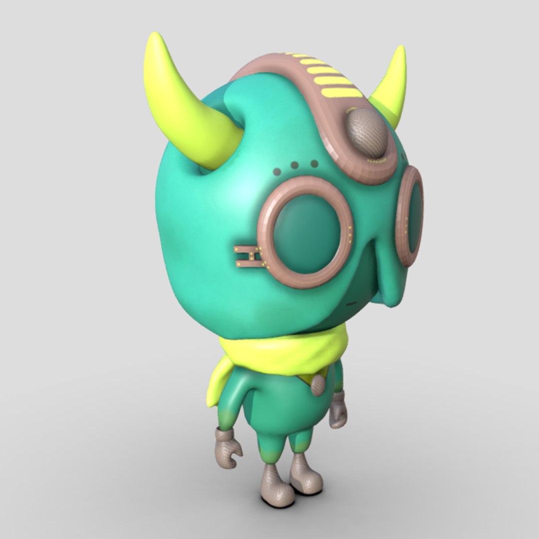 Cute Alien Goblin 3D 3D - TurboSquid 2076646