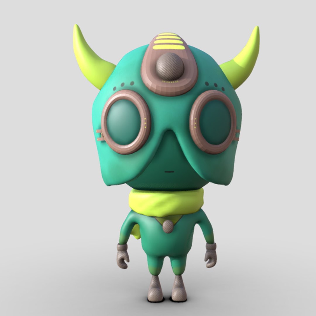 Cute Alien Goblin 3D 3D - TurboSquid 2076646