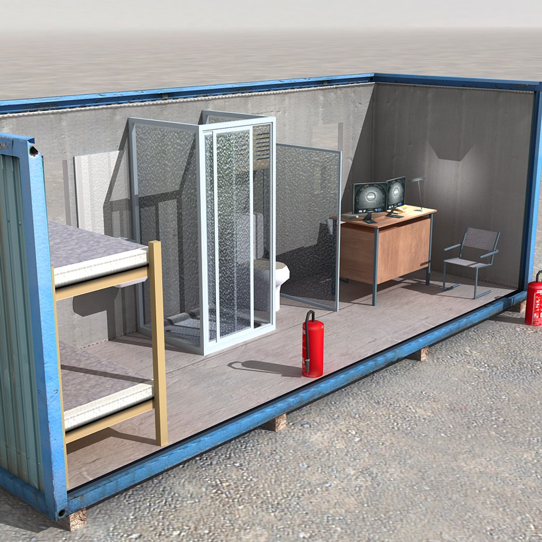 3d Office Container