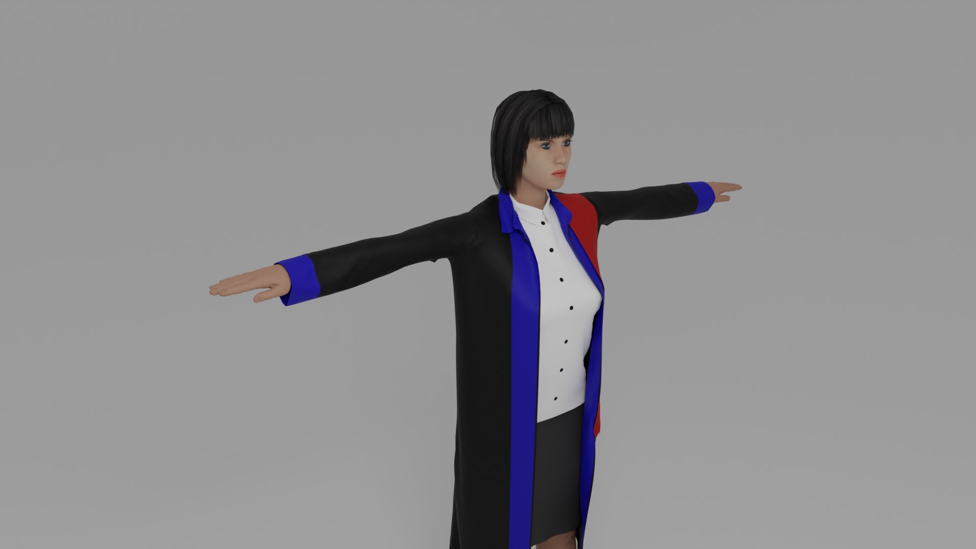 Graduation Woman 3D Model - TurboSquid 2041928