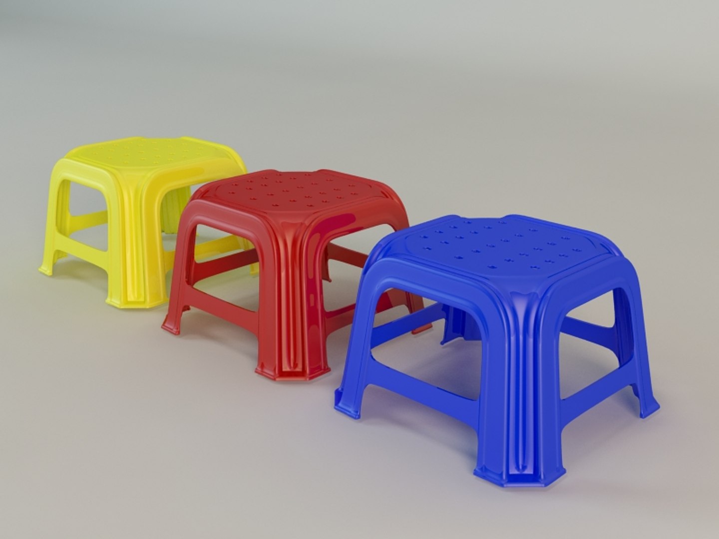 Plastic Stool 3D Model - TurboSquid 1594428